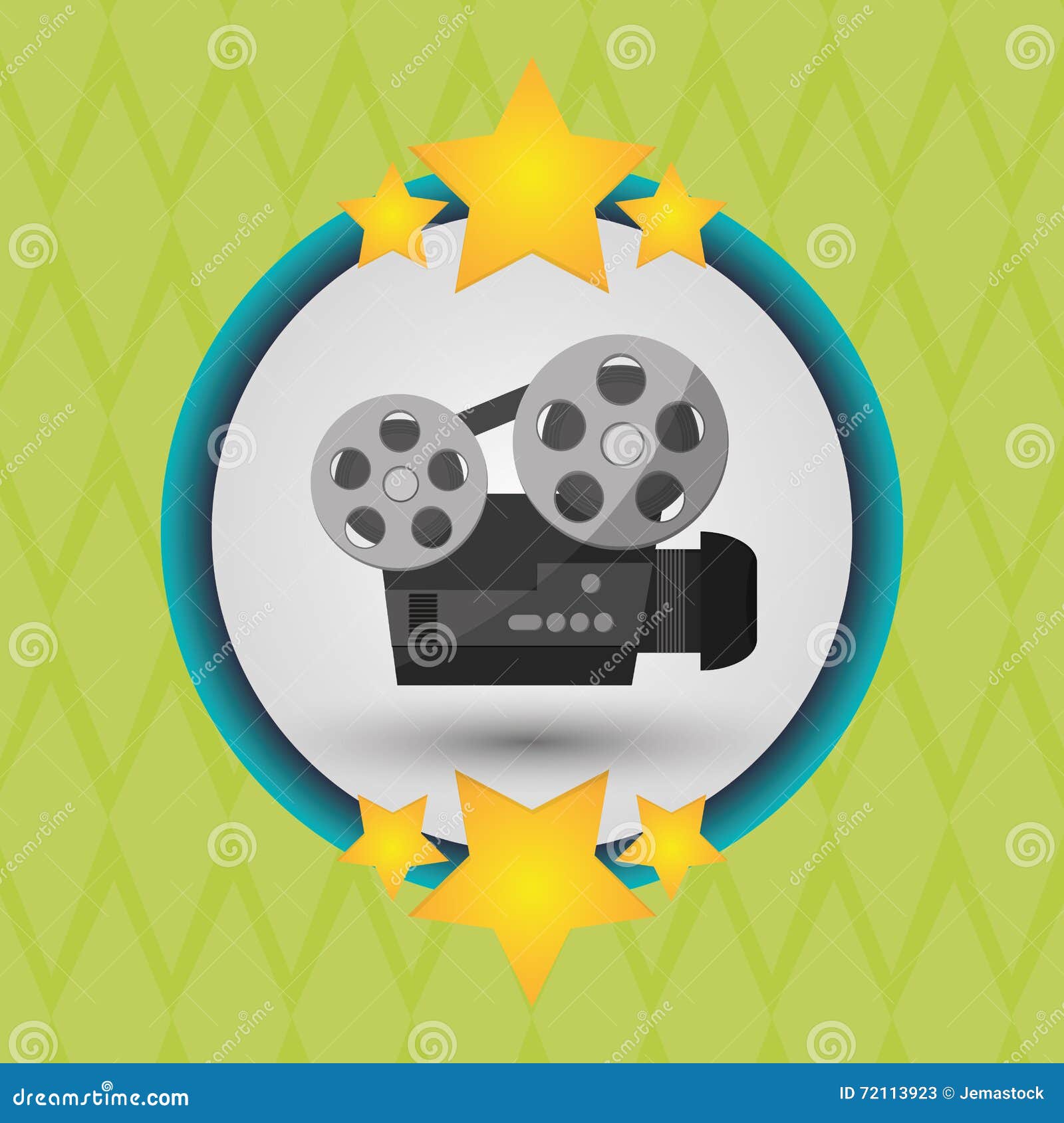 Cinema Graphic Design, Vector Illustration Stock Vector - Illustration ...