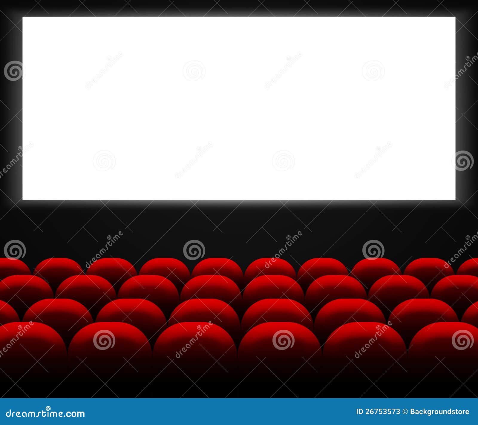 Cinema Hall Background stock illustration. Illustration of film - 26753573