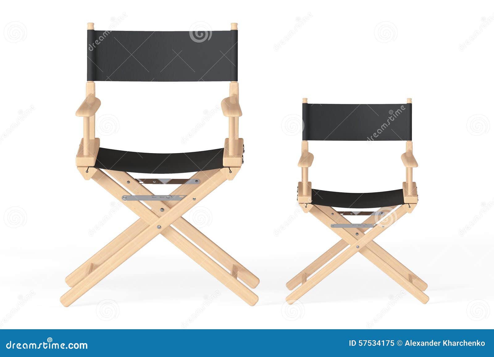 Cinema Industry Concept. Red Director Chair, Movie Clapper And M Stock ...