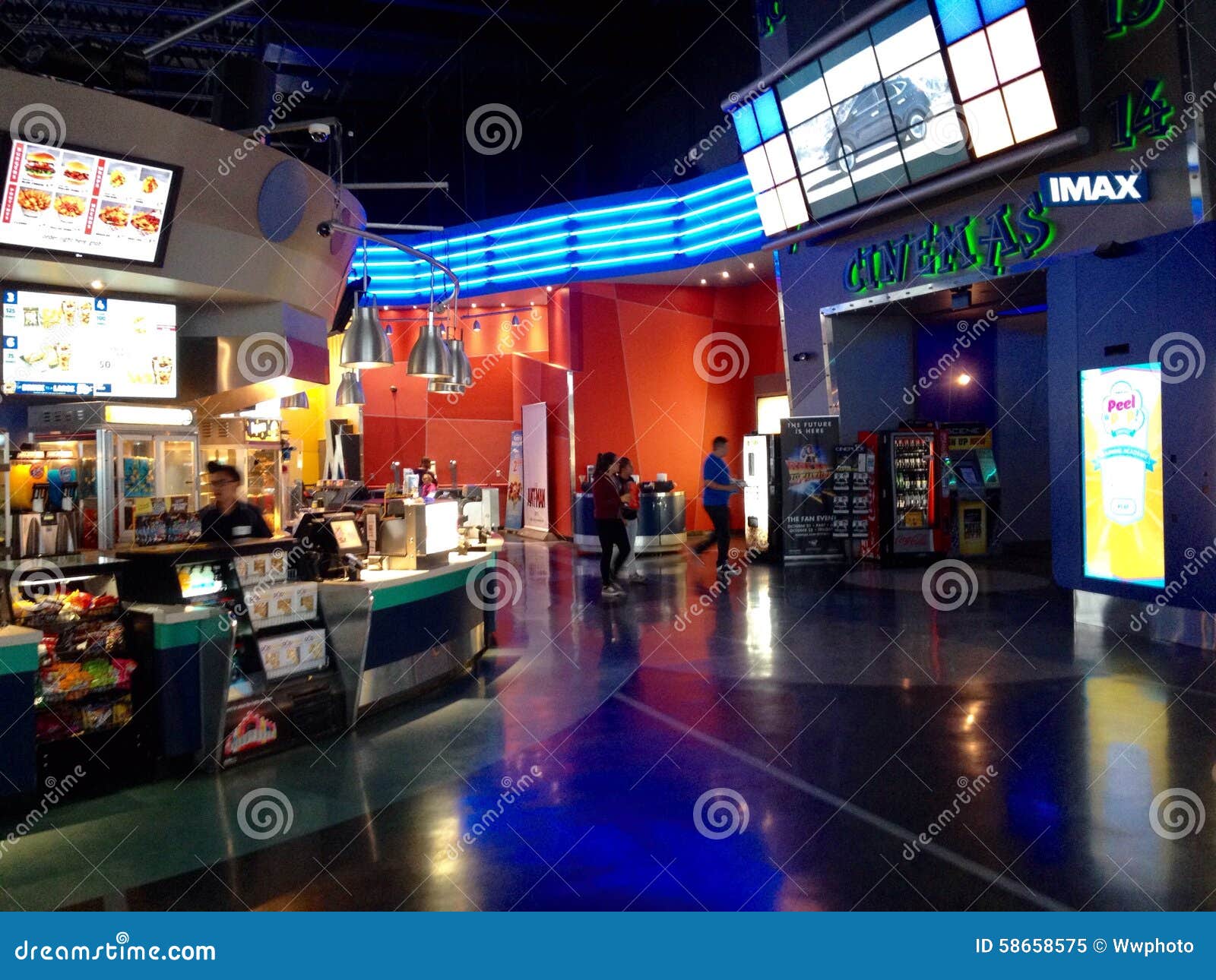 Cinema inside editorial image. Image of concert, center - 58658575