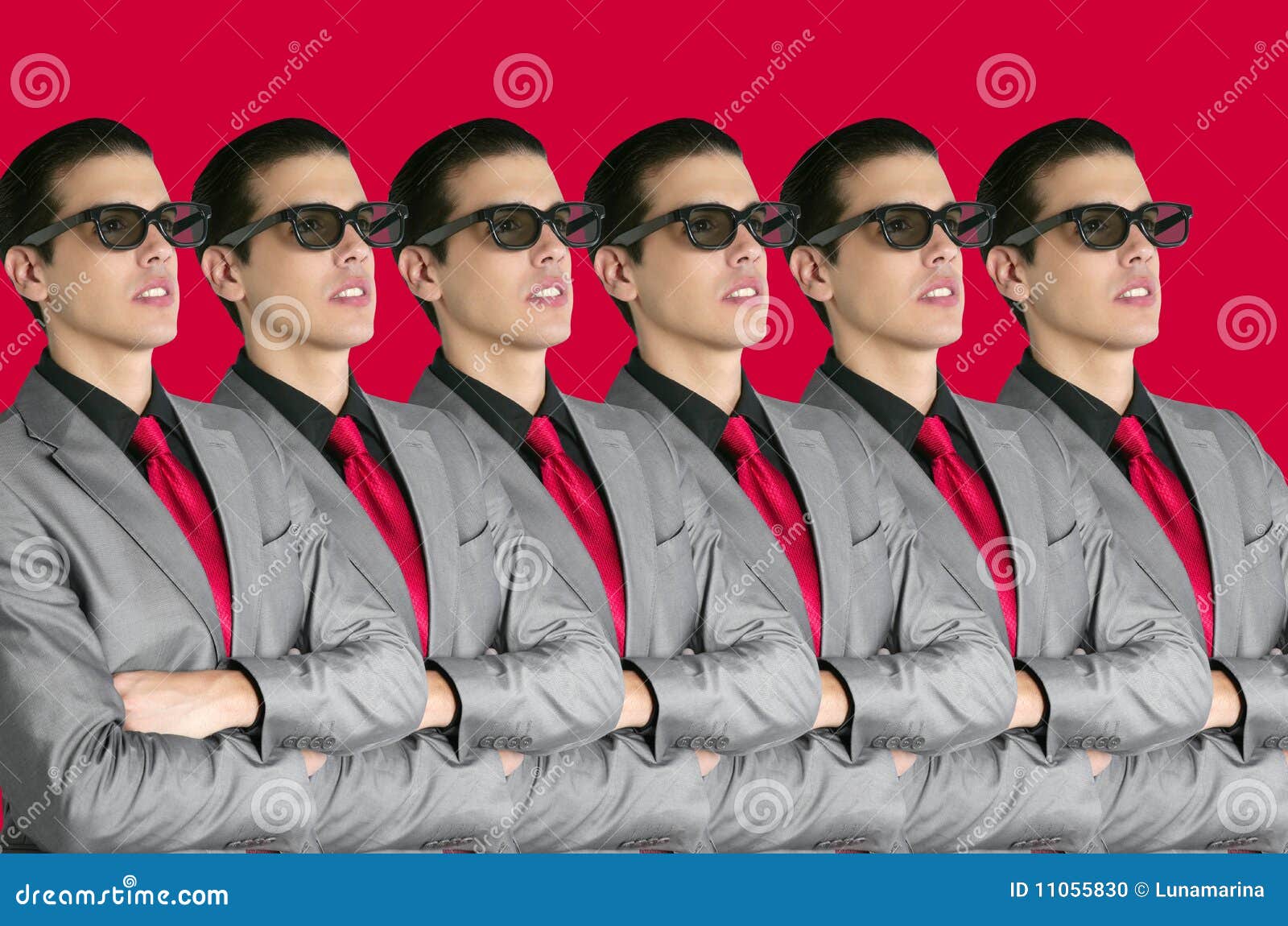 Cinema in New 3D Glasses with Boy Spectator Stock Photo - Image of ...