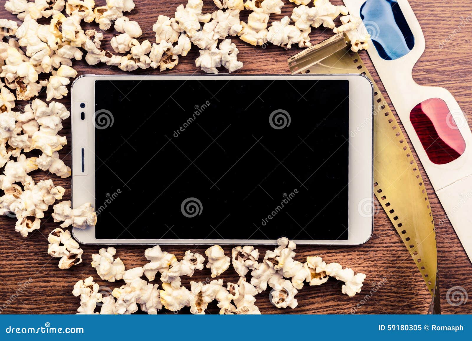 Cinema pc stock image. Image of entertainment, computer - 59180305