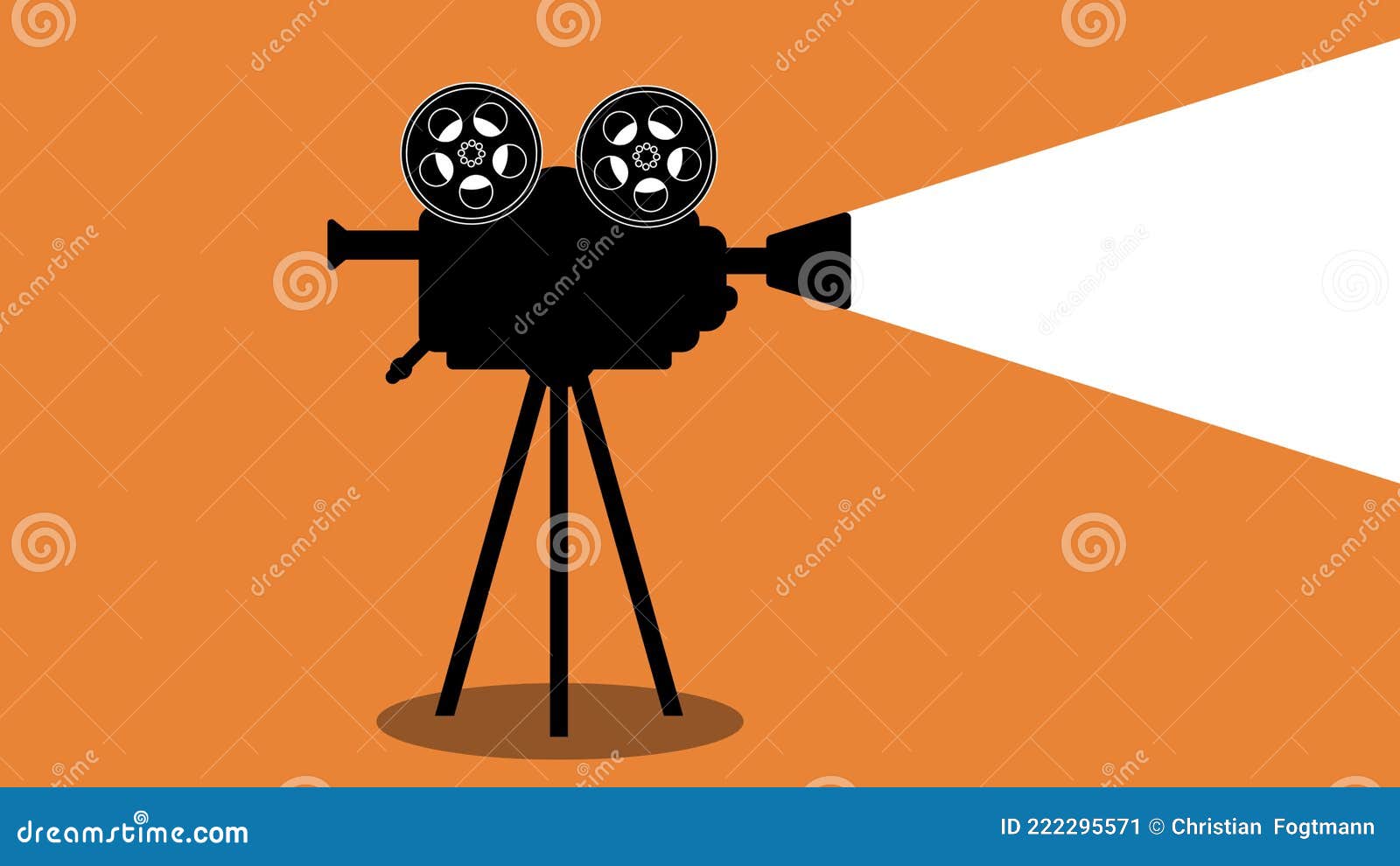 Cinema Projector Retro Running Animation Motion Graphics Stock Video ...