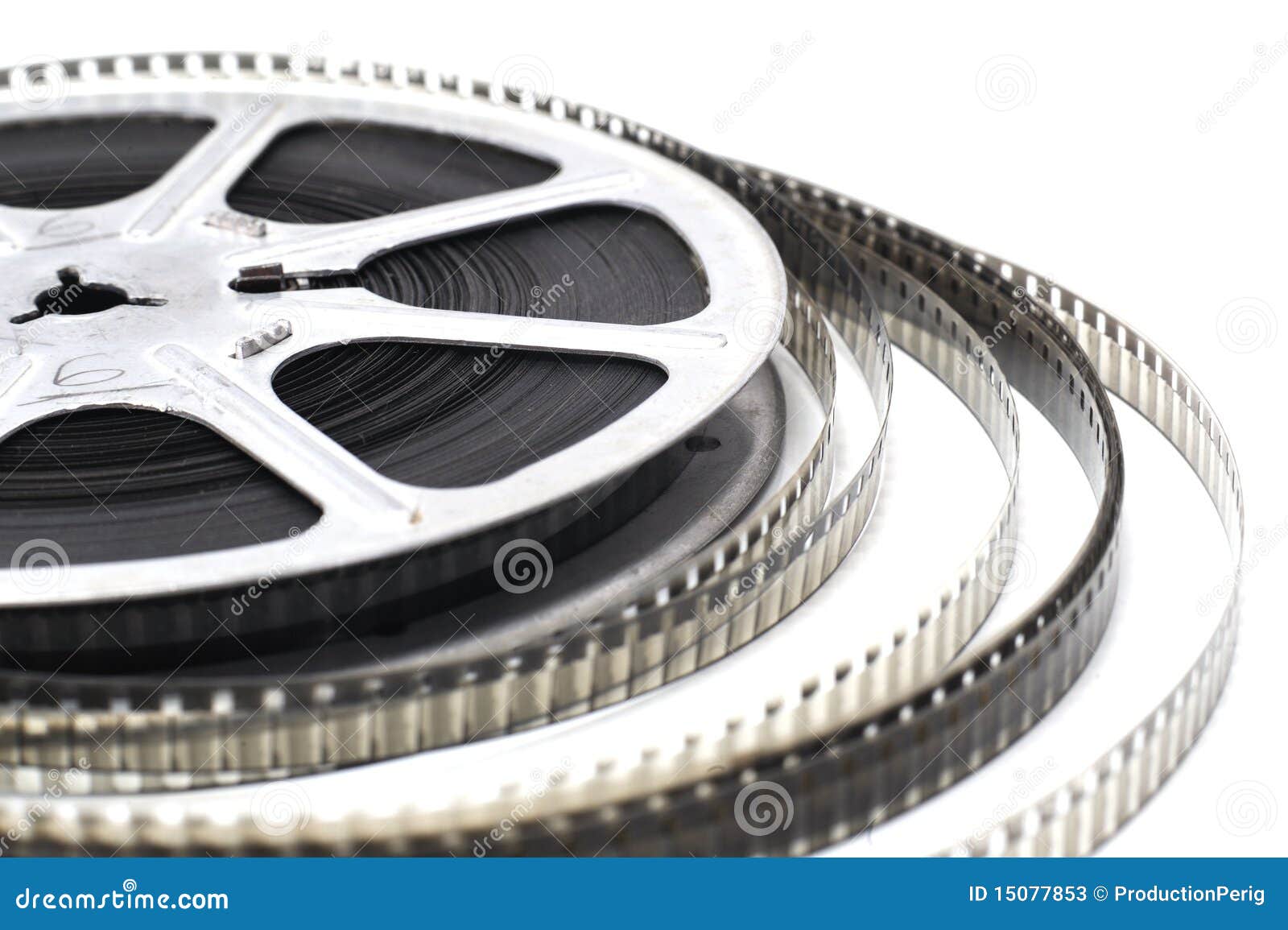 Cinema roll film stock image. Image of industry, motion - 15077853
