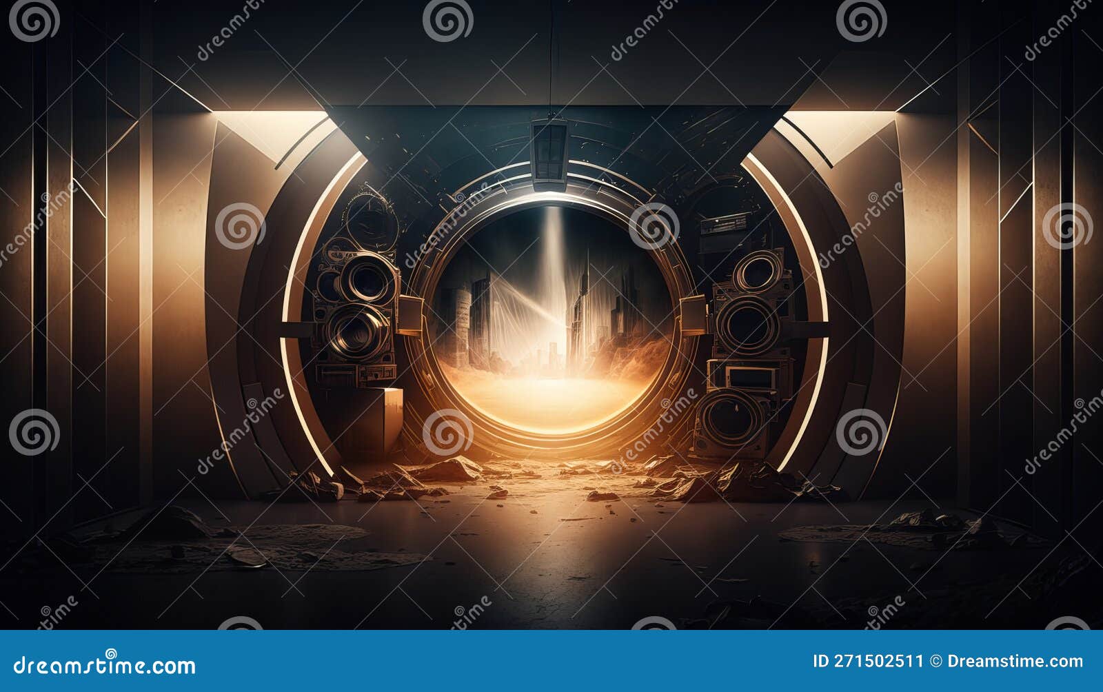 Cinema Scene Light Background. Using Your Design Projects. Generative ...