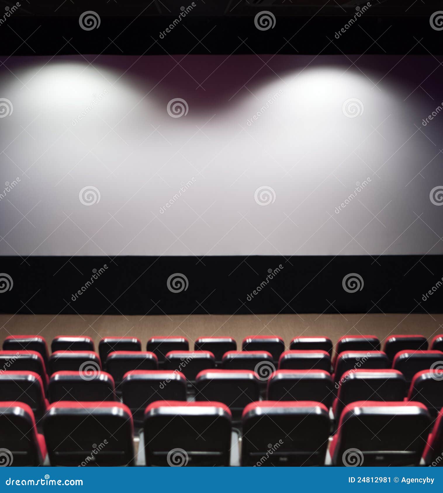 Cinema Screen Stock Image - Image: 24812981