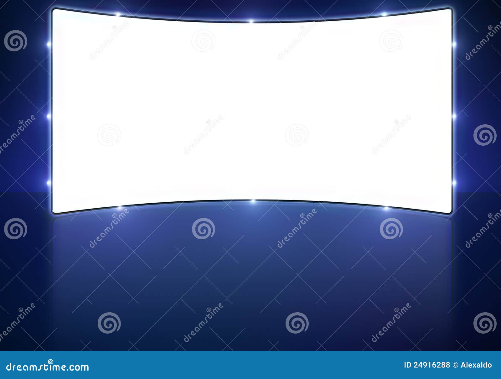 Cinema Screen stock illustration. Illustration of fame - 24916288