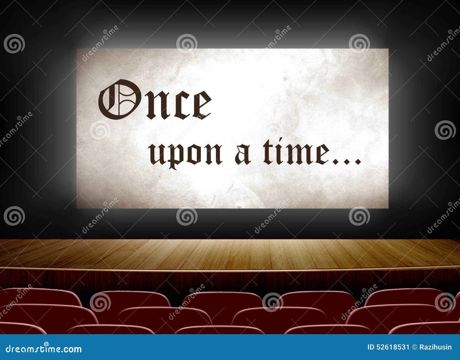 Once Upon A Time Vector Calligraphy | CartoonDealer.com #100905624