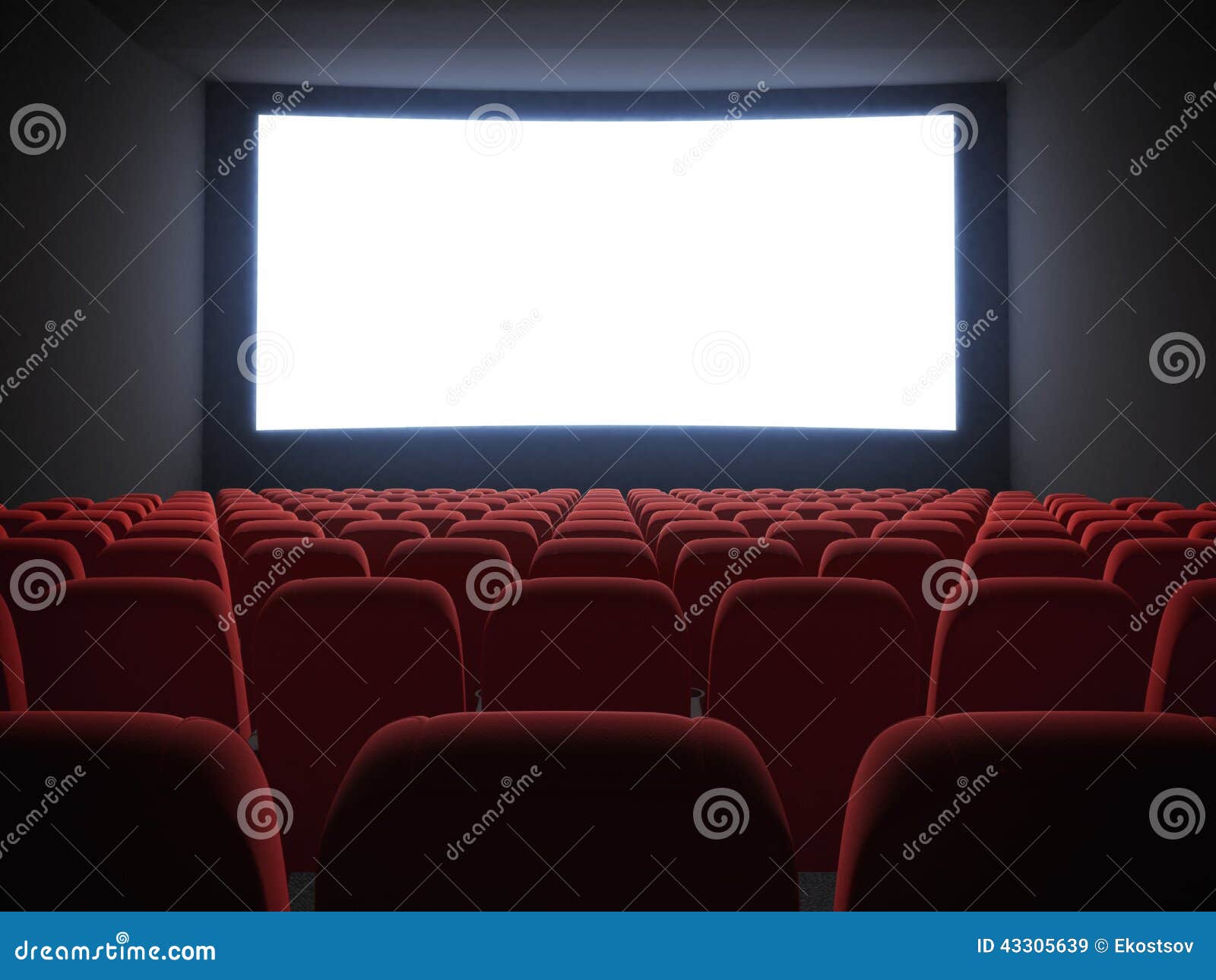 Cinema Screen With Seats Royalty-Free Stock Photo | CartoonDealer.com ...