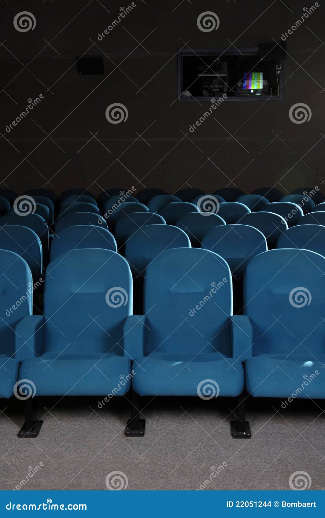 Cinema seats stock photo. Image of interior, inside, movie - 22051244