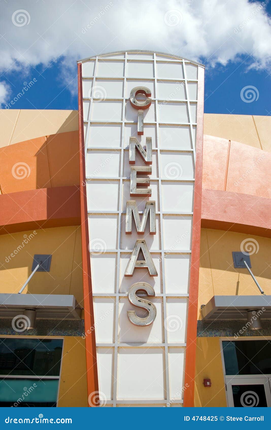 Cinema Sign stock image. Image of sign, theater, house - 4748425