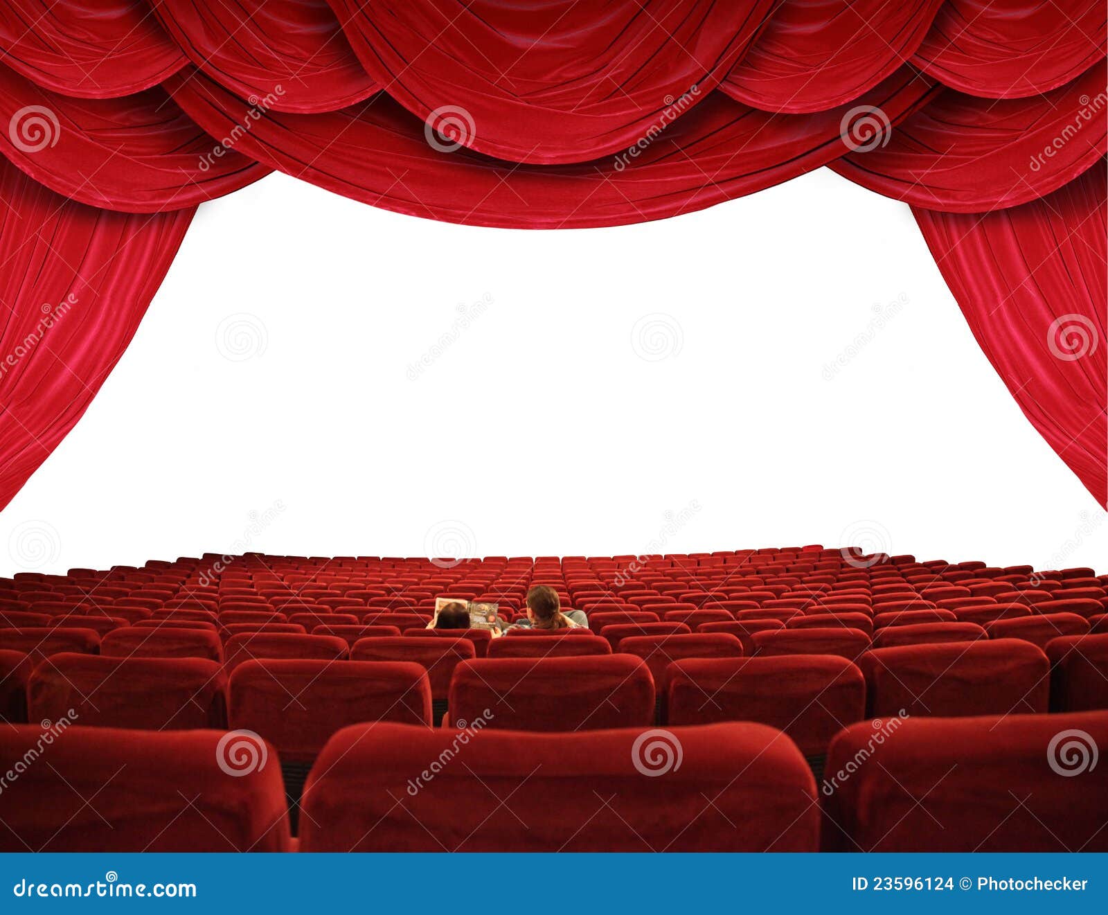 Cinema stage stock photo. Image of famous, backdrop, movie - 23596124