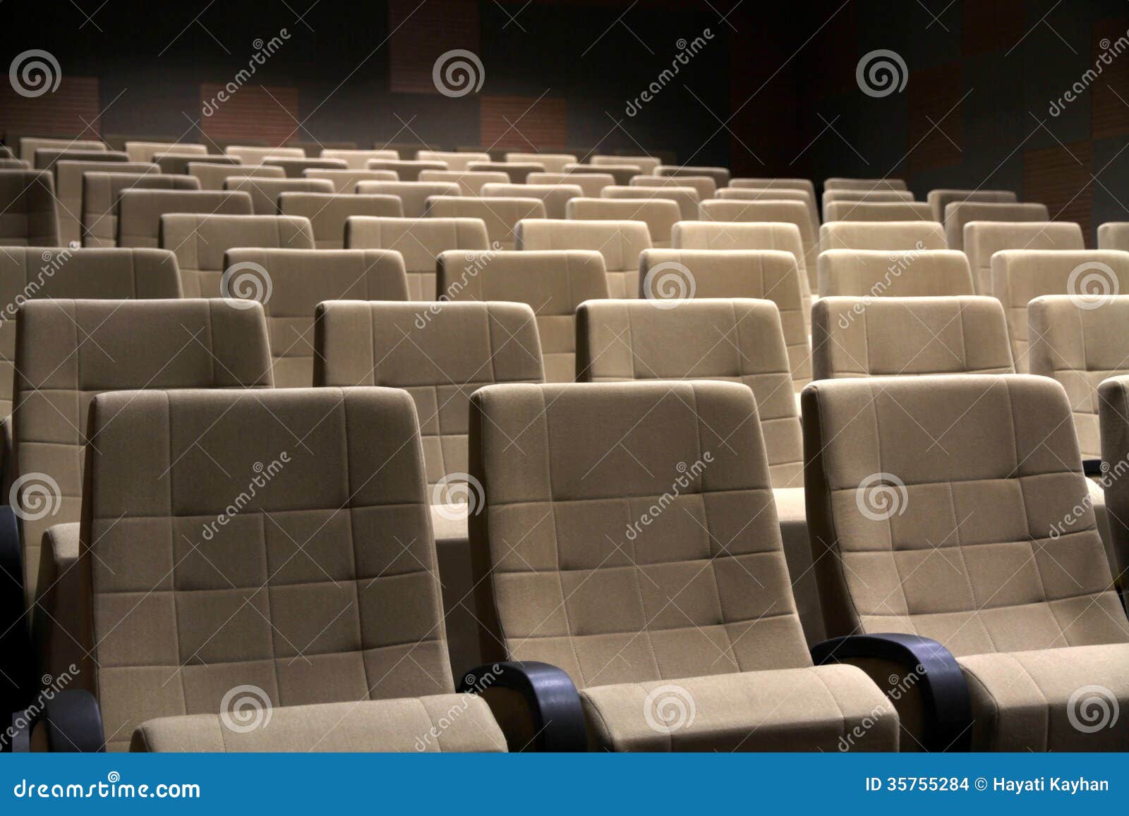 Cinema or theater seats stock photo. Image of hall, music - 35755284