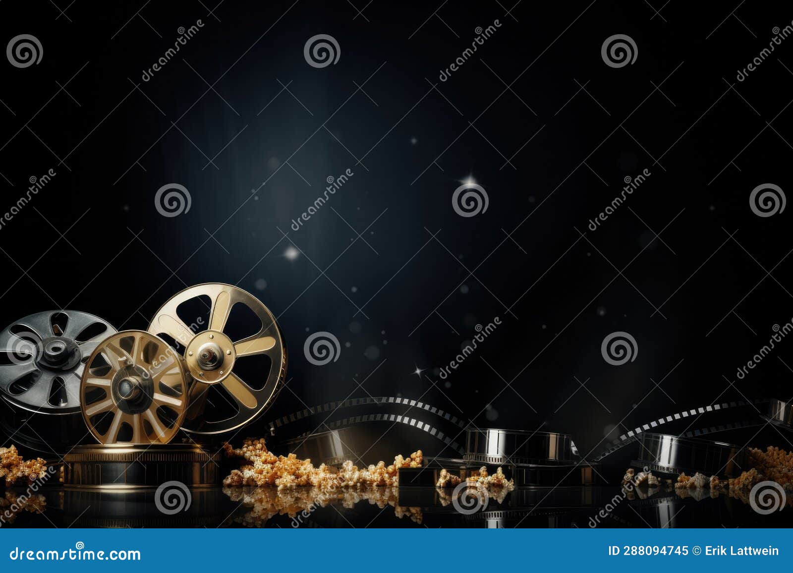 Cinema Themed Background Large Copy Space - Stock Picture Backdrop ...