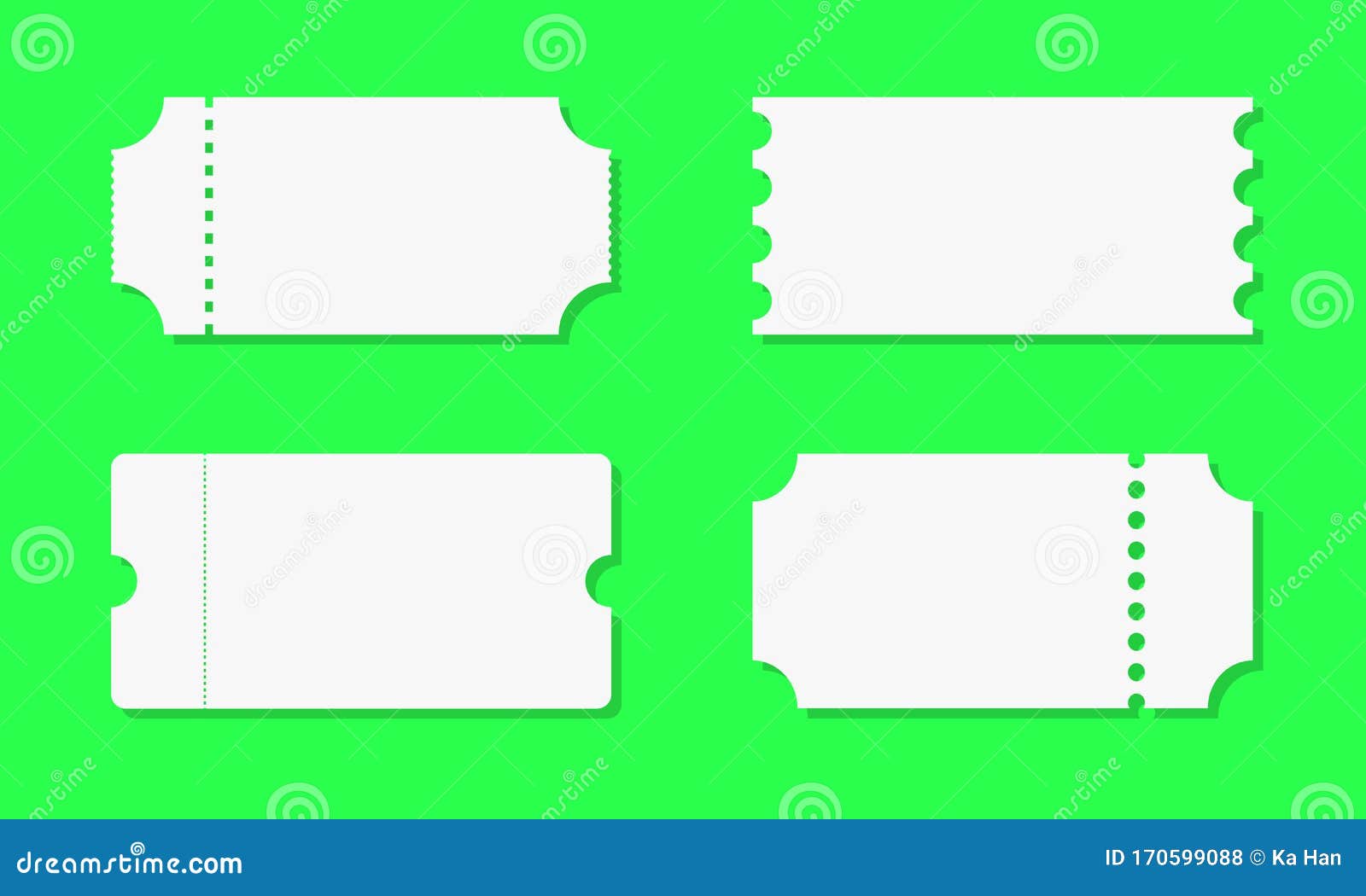 Cinema Ticket VIP Icon Vector Set Stock Vector - Illustration of cinema ...