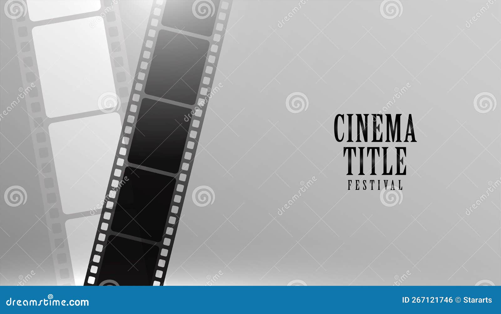 Realistic Film Strips Set Isolated On White Background. Collection 35mm ...