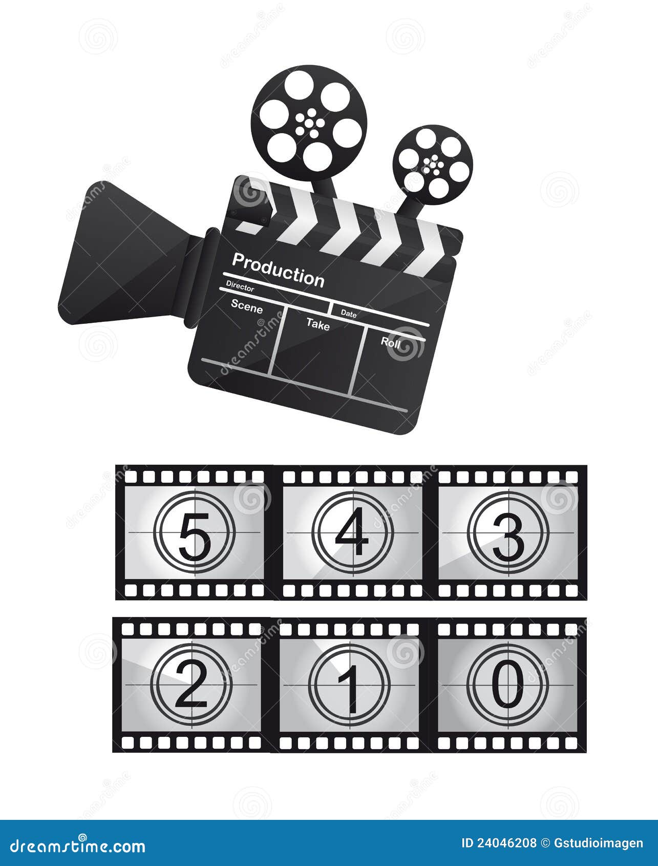 Cinema vector stock vector. Illustration of filmstrip - 24046208