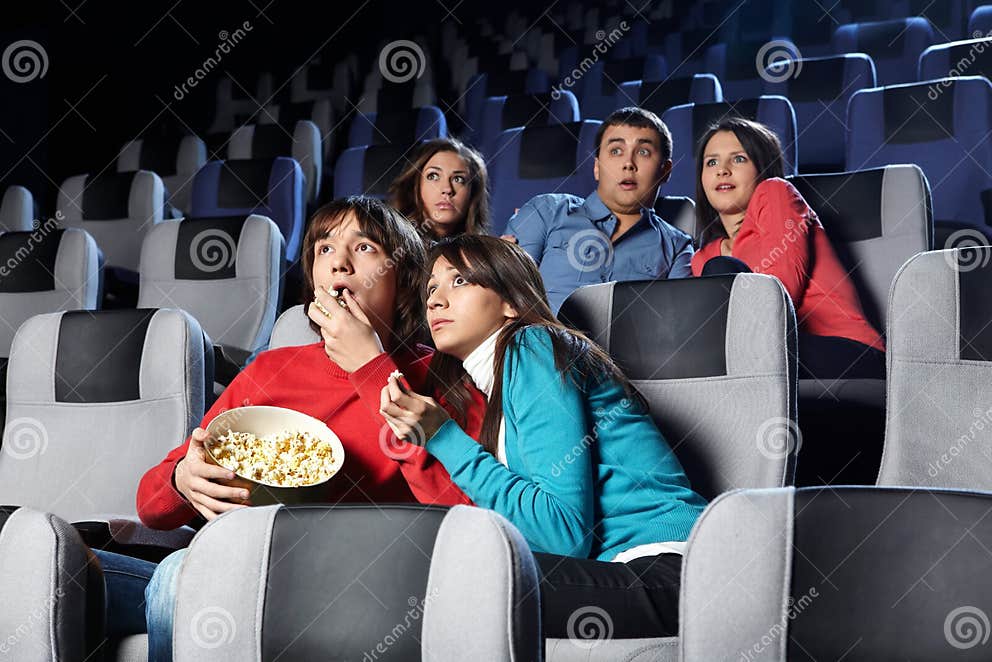 Cinema viewing stock image. Image of lighting, ideas - 13796919