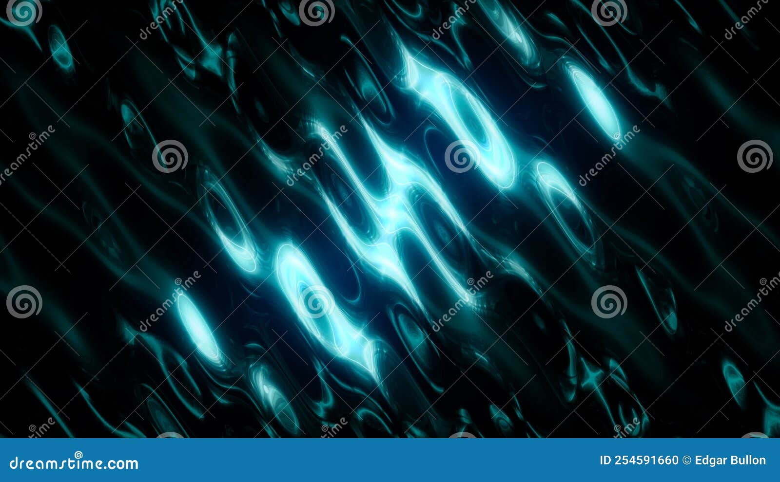 Cinemagraph Continuous Loop Animation. Dark Abstract Waves Background ...