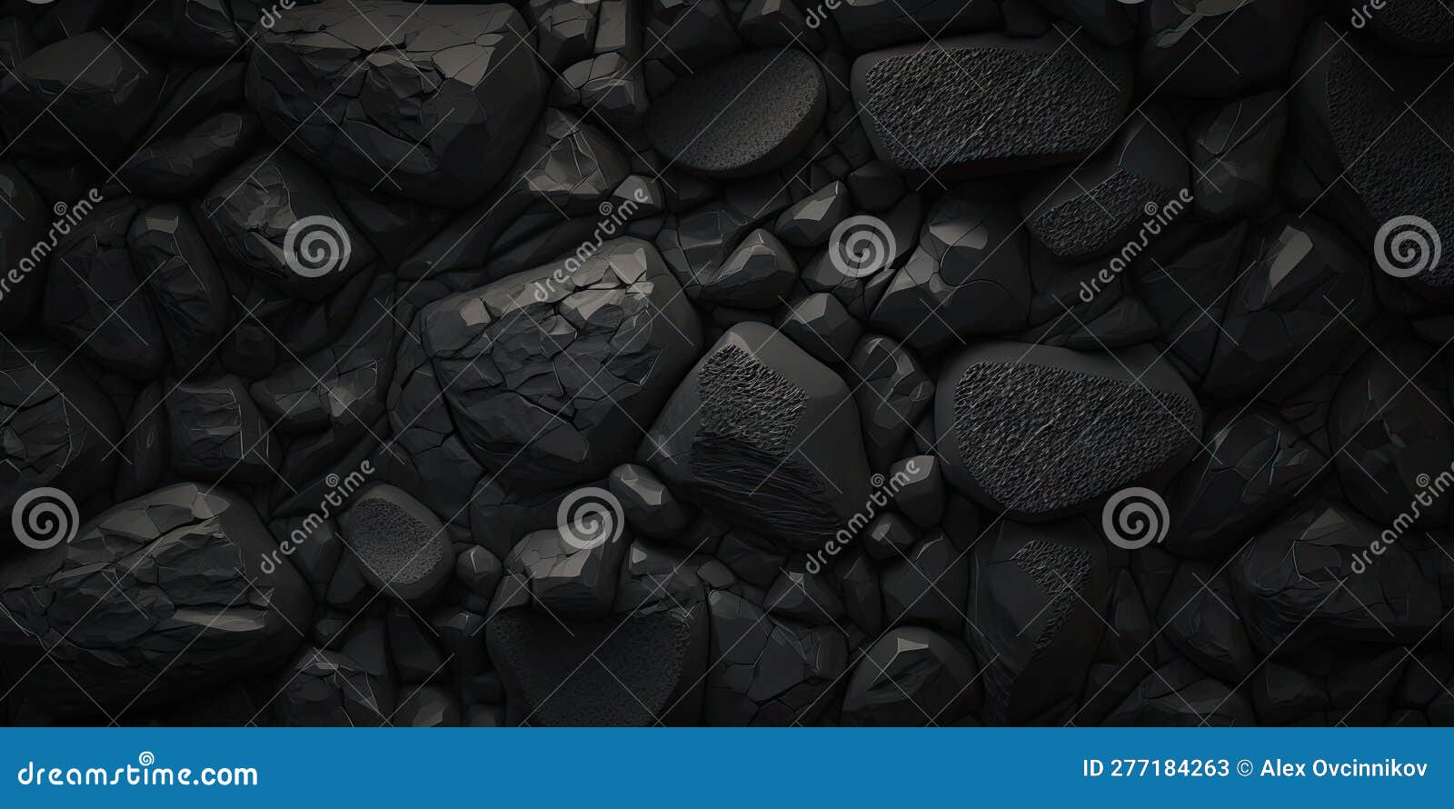 Cinematic Black Stone Texture Background for Posters and Web Design ...