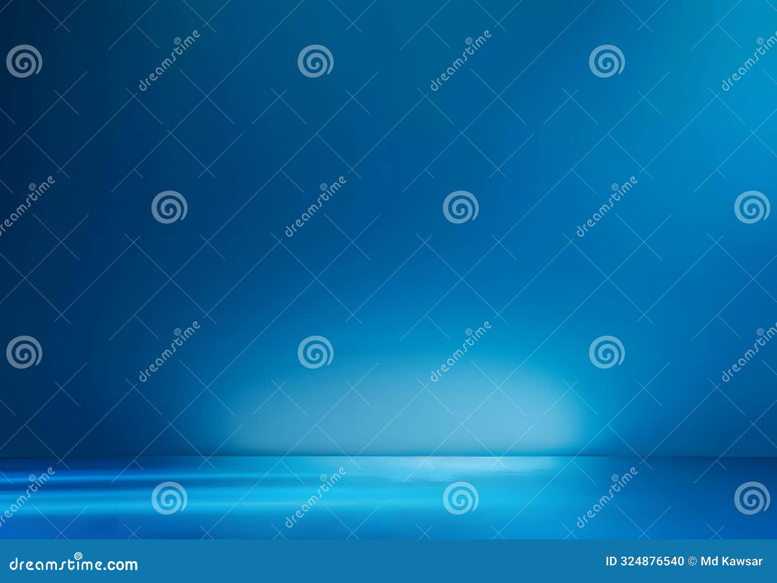 Cinematic Blue Gradient Studio Backdrop Stock Illustration ...