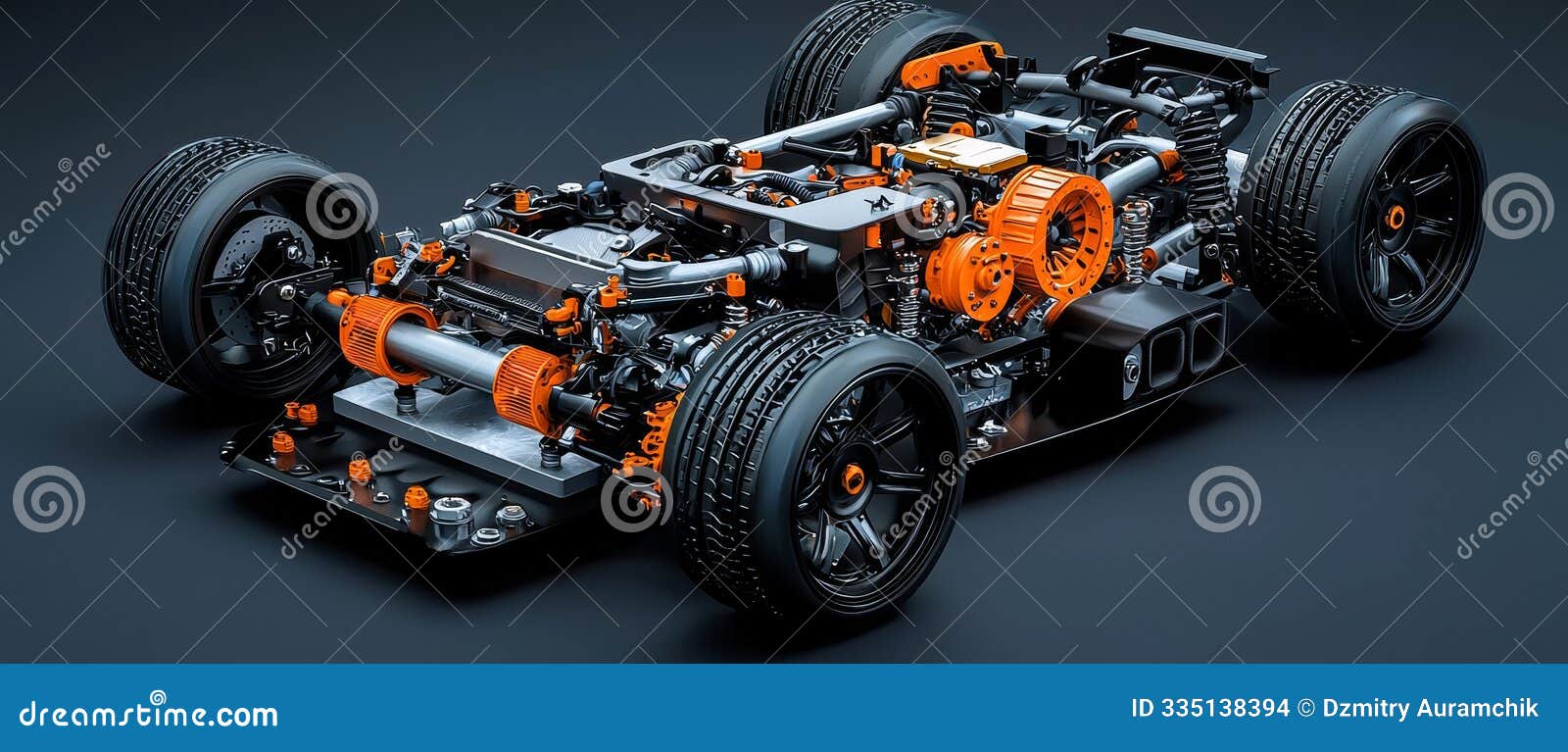 Cinematic Cross Section Showcasing Advanced Internal Components and ...