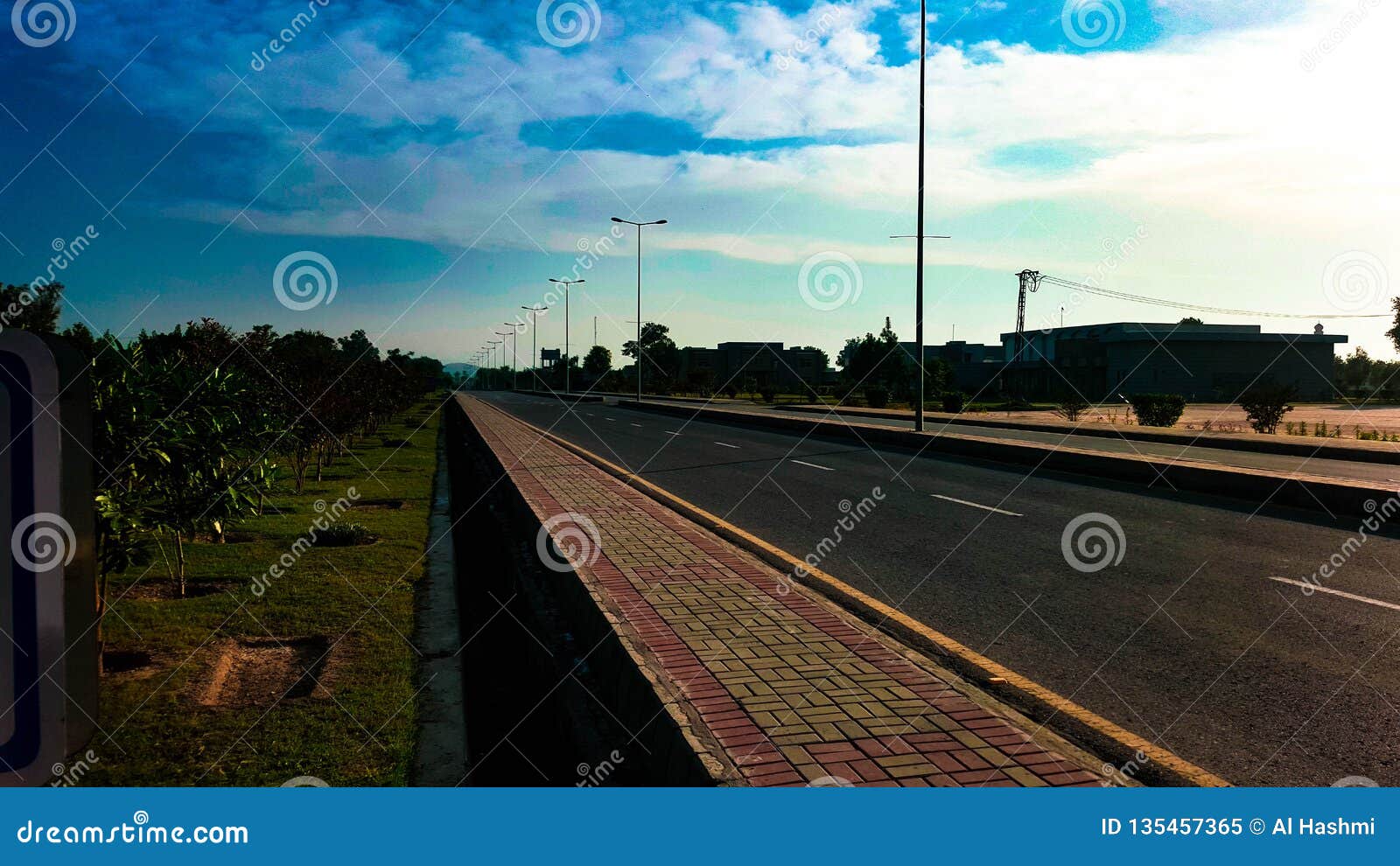 Cinematic Highway stock image. Image of cinemationstruction - 135457365