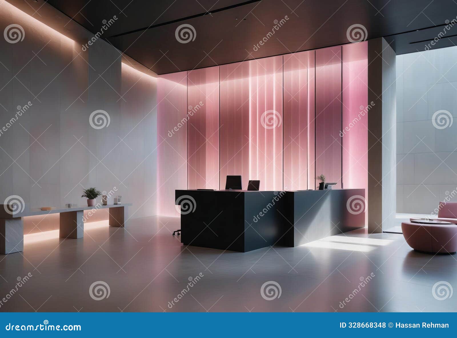 A Cinematic Journey Through Vertical Light Panels In Interior Spaces ...