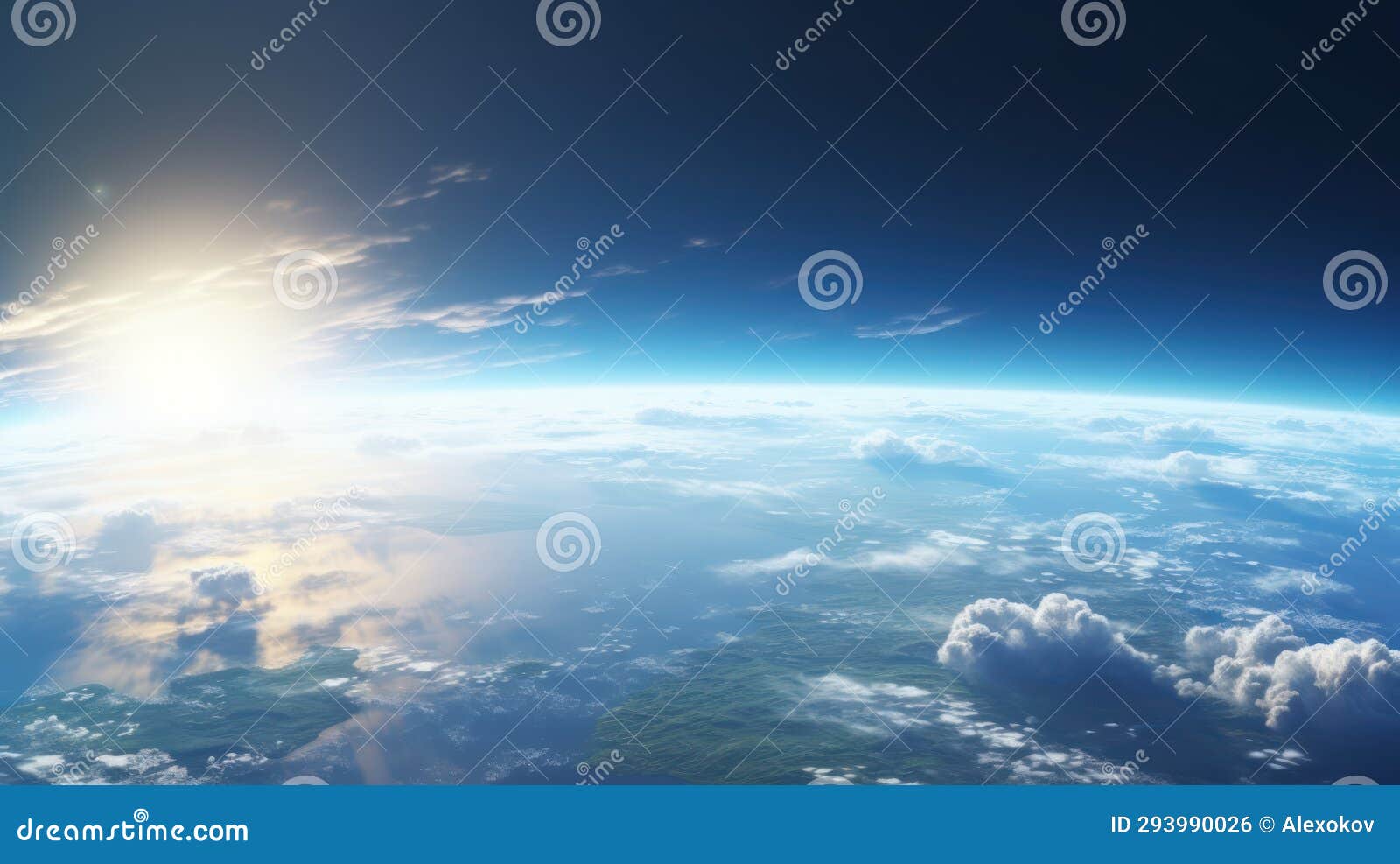 Cinematic Shot of Earth Globe with Clouds and Space Background AI ...