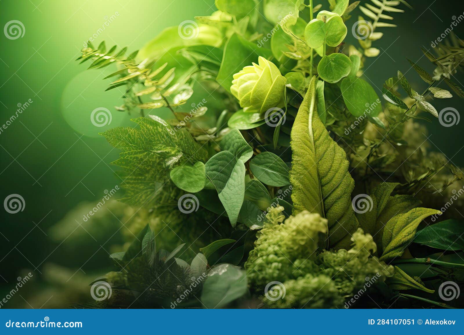Cinematic Greenery: Realistic Composition Of Lush Plants For ...