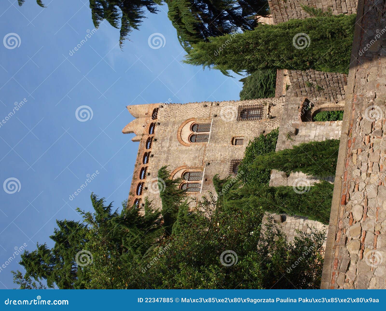 Cini Castle, Monselice, Italy Stock Image - Image of citywalls ...