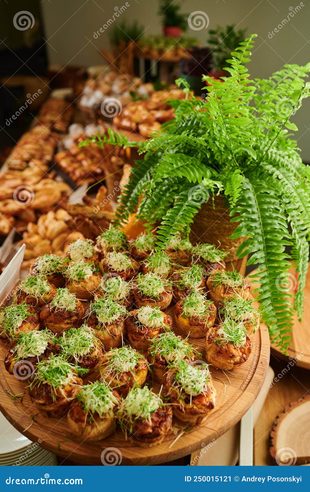 Cinnabon with Cheese and Wheat Sprouts, Buns on Display Stock Image ...