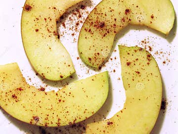 Cinnamon Apple Slices stock photo. Image of fruit, snack - 322566