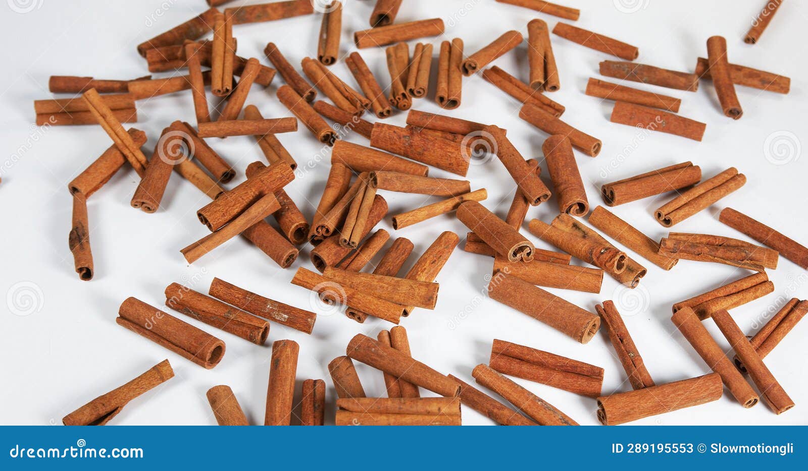 Cinnamon, Cinnamomum Zeylanicum, Spice Falling Against White Background ...