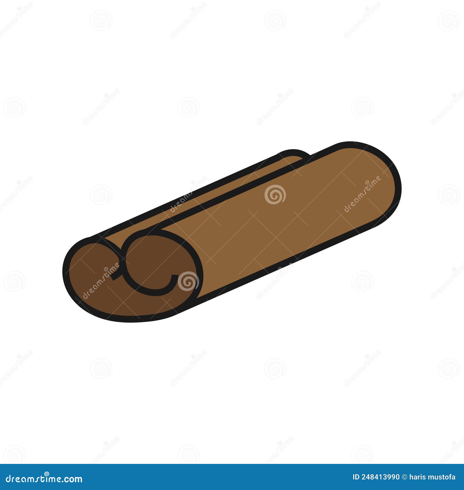 Cinnamon Icon Design Template Vector Illustration Stock Vector ...