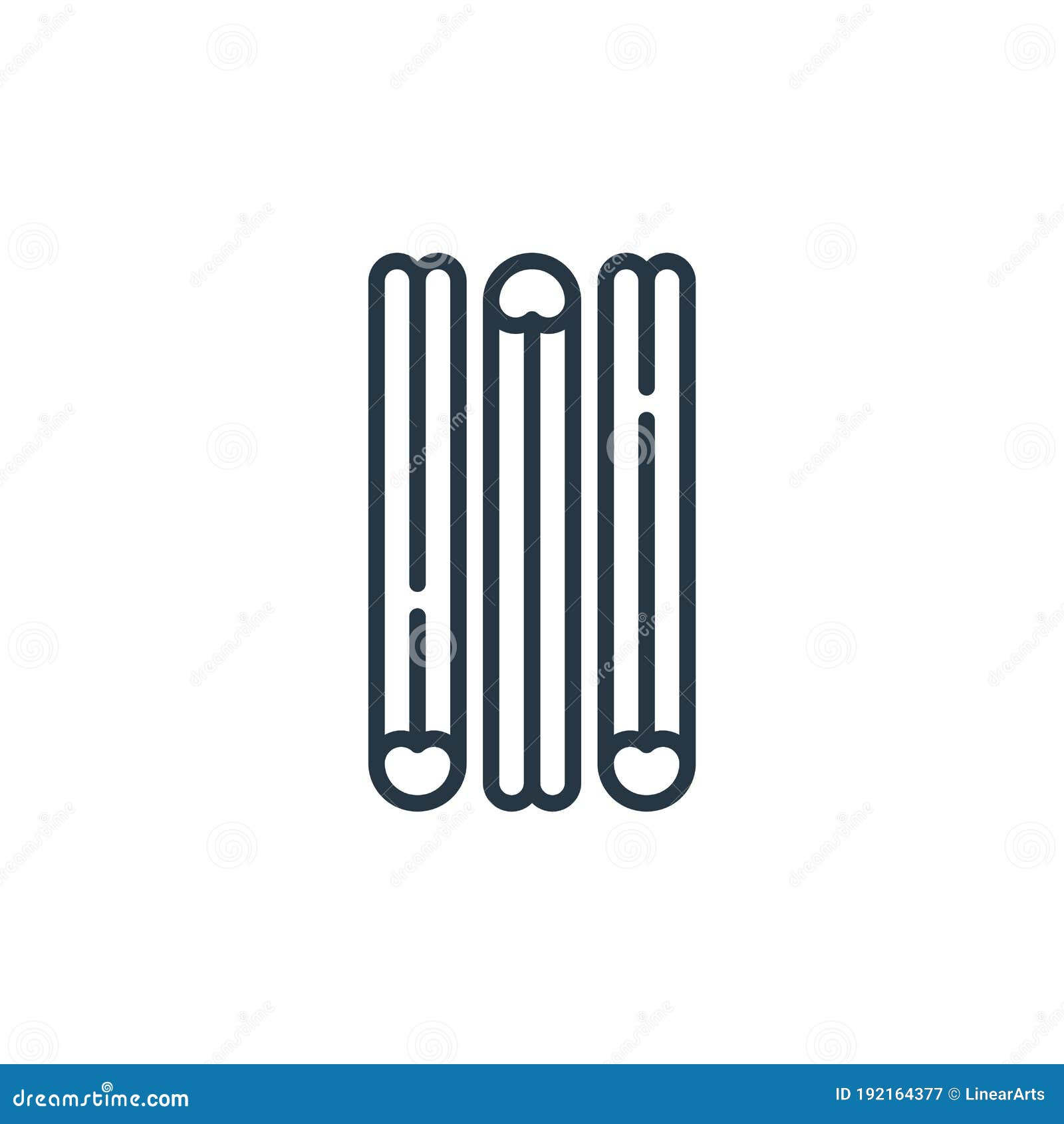 Cinnamon Icon Vector from Food and Drinks Allergy Concept. Thin Line ...