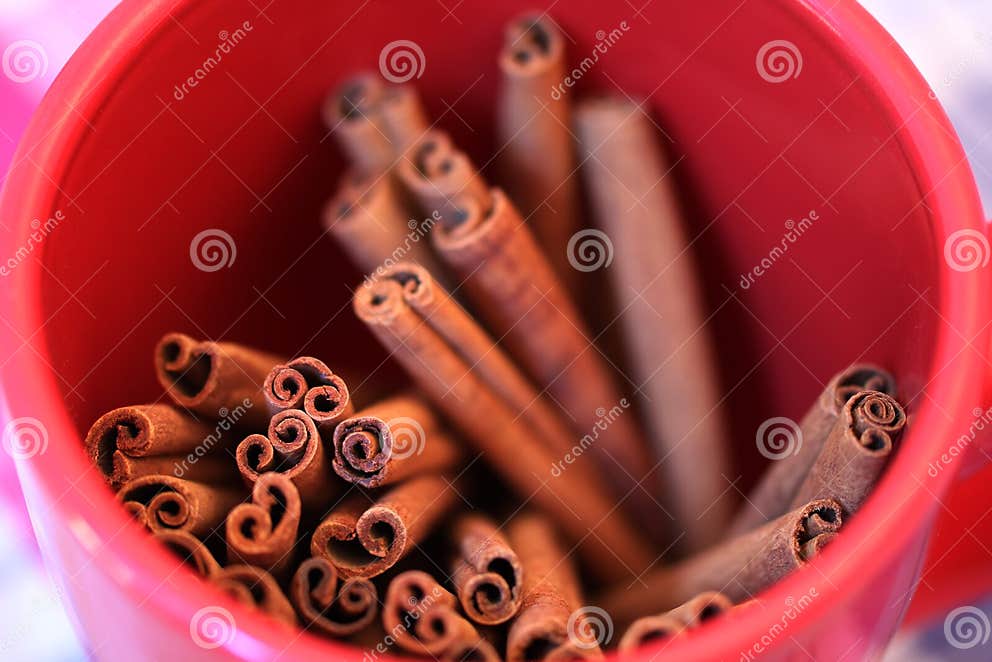 Cinnamon II stock image. Image of natural, ingredient - 21868659