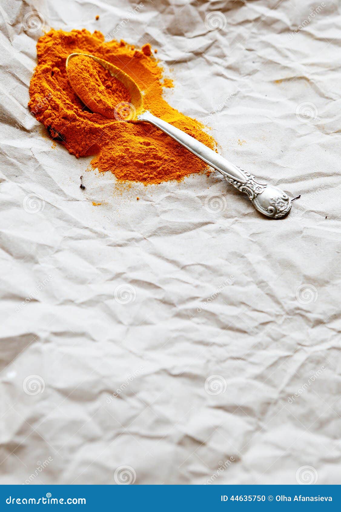 Cinnamon on paper stock photo. Image of food, healthy - 44635750