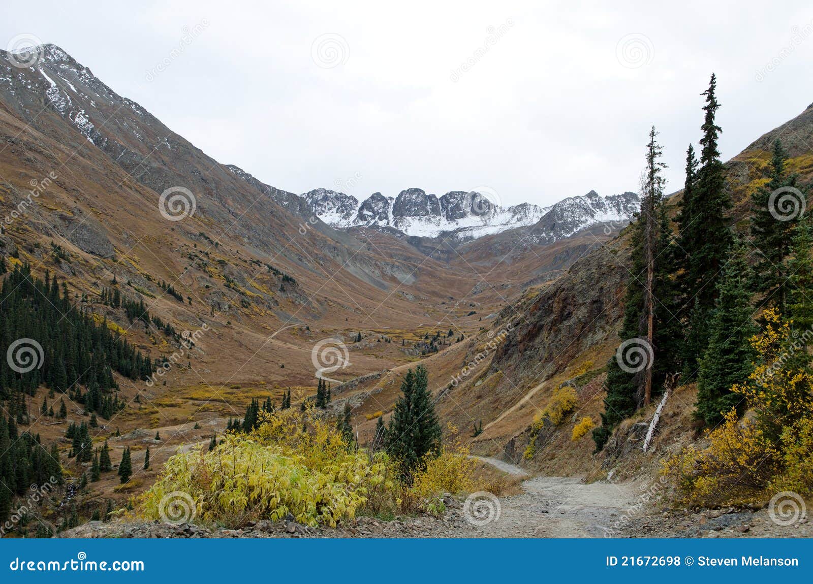 Cinnamon Pass Off-road Trail Stock Photo - Image of trail, cinnamon ...