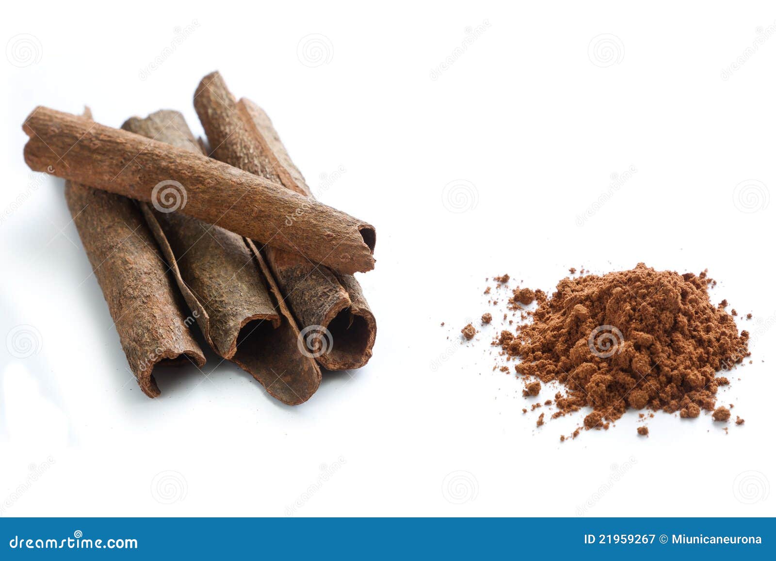 Cinnamon powder stock image. Image of cinnamon, powdered - 21959267