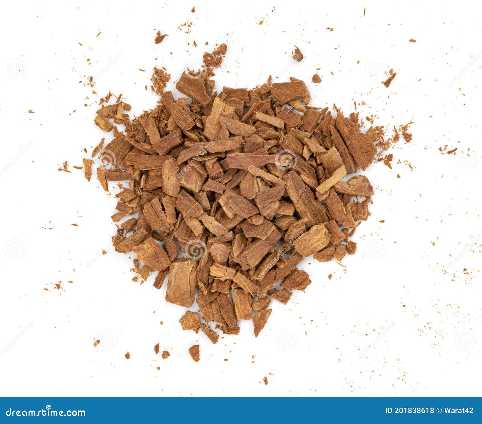 Cinnamon Powder Isolated on White Background Stock Photo - Image of ...