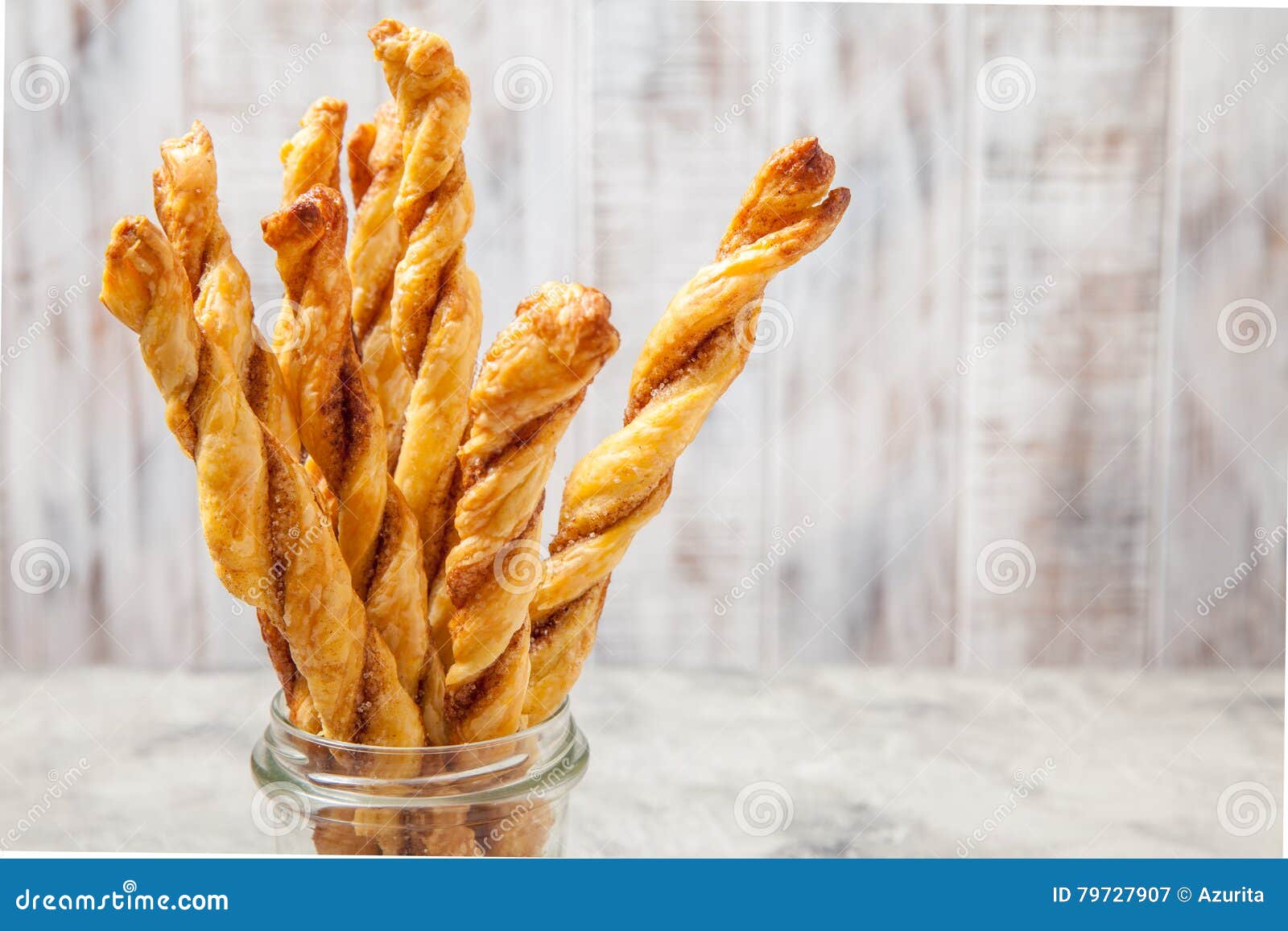 Cinnamon Puff Pastry Sticks Stock Image - Image of crispy, cuisine ...