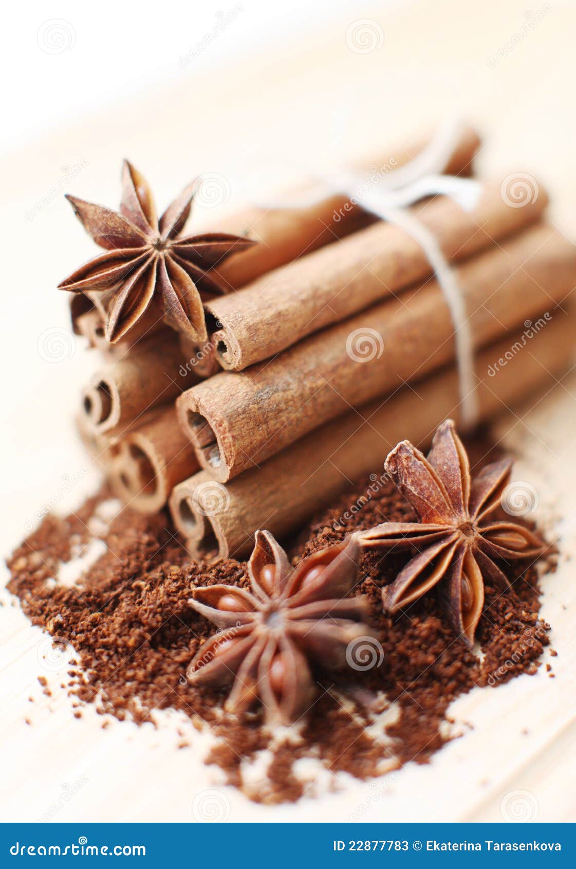 Cinnamon Sticks and Anise Stars Stock Image - Image of baking, healthy ...