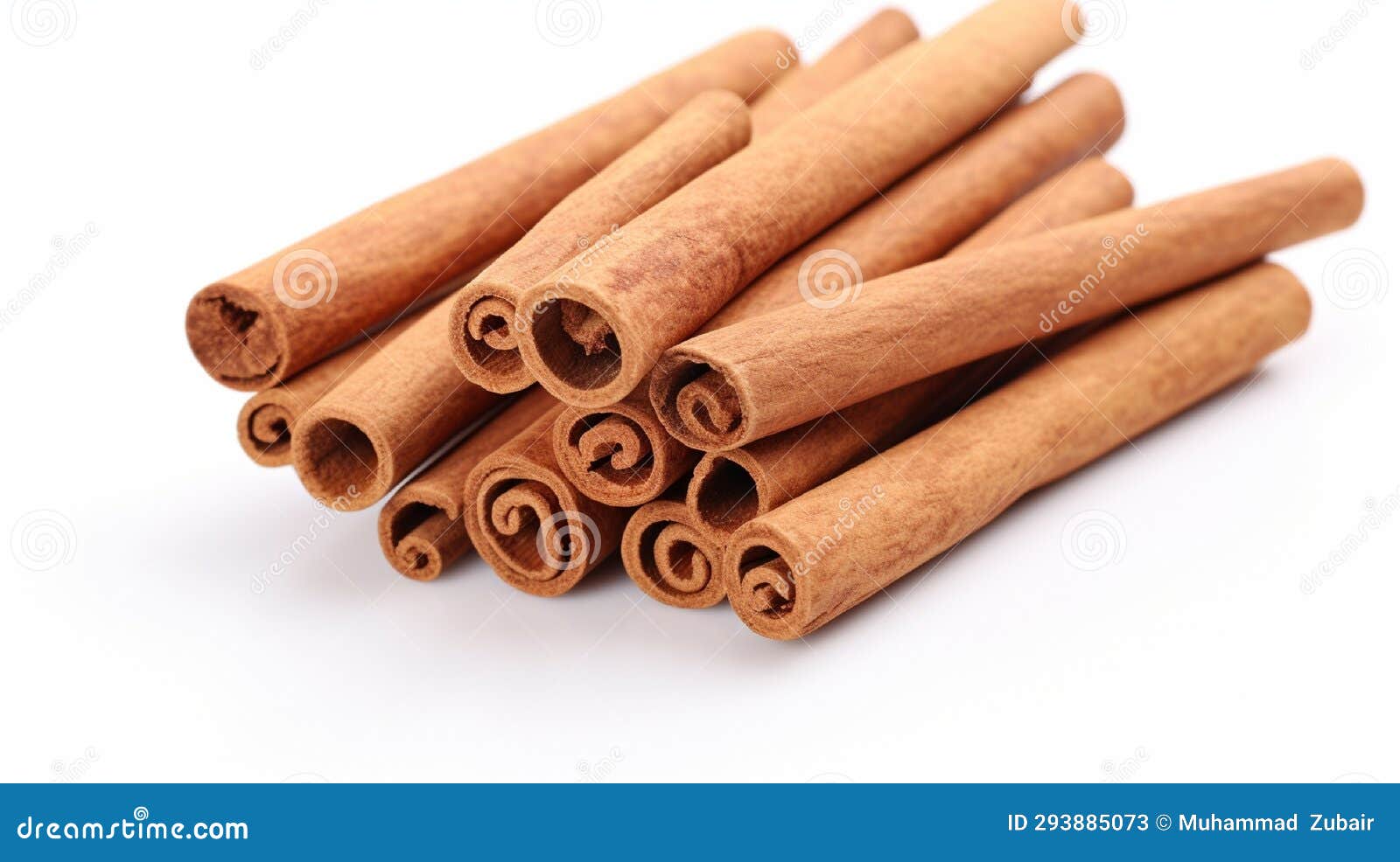Cinnamon Sticks Isolated on White Background Generated by AI Tool ...