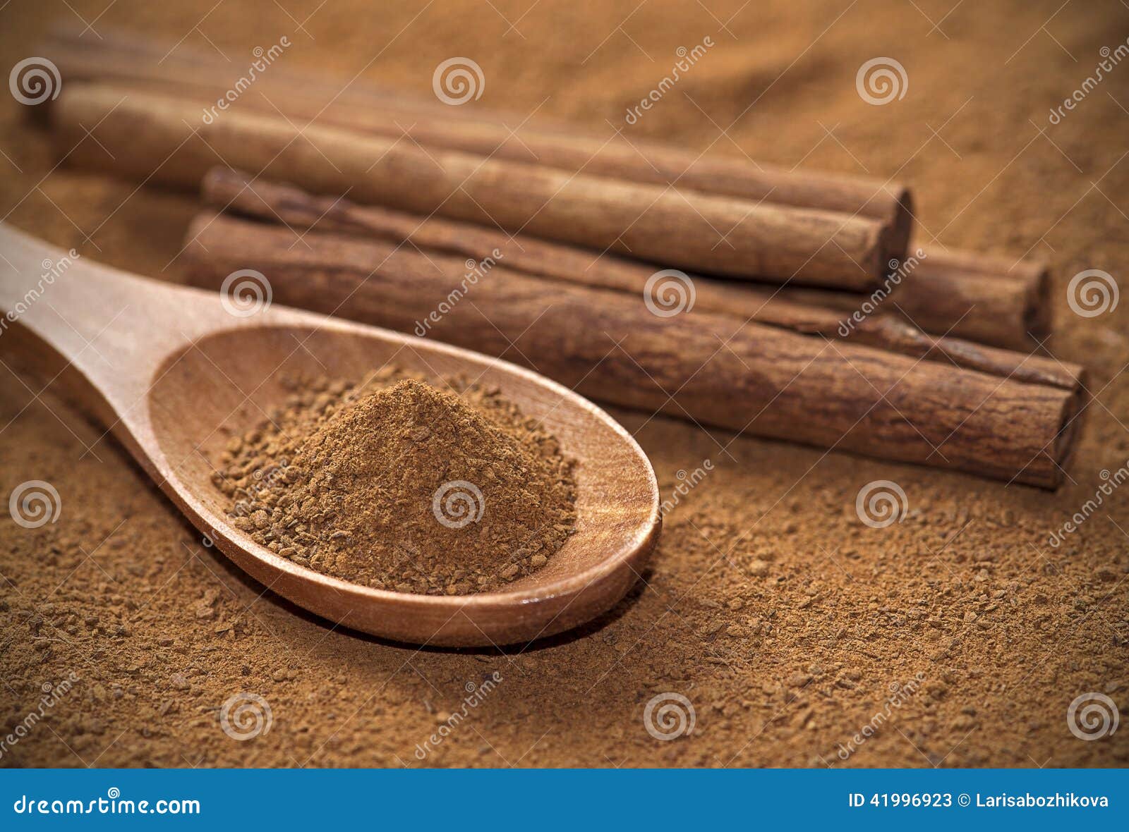 Cinnamon sticks and Powder stock image. Image of healthy - 41996923