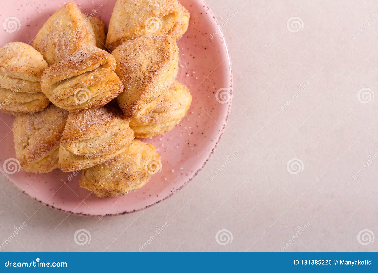 Cinnamon and Sugar Biscuits Called Goose Feet Stock Photo - Image of ...