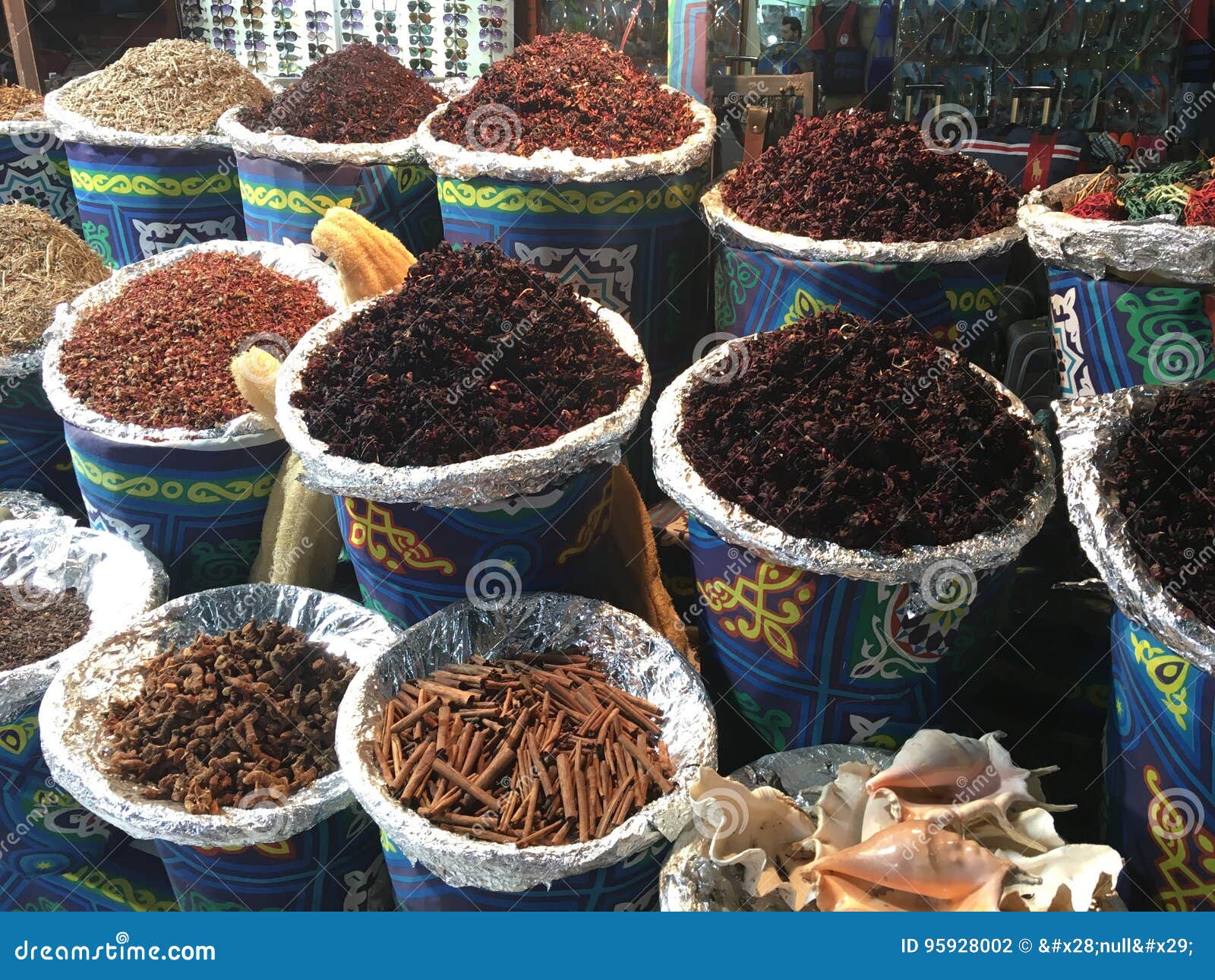 Cinnamon stock photo. Image of cinnamon, market, goods - 95928002