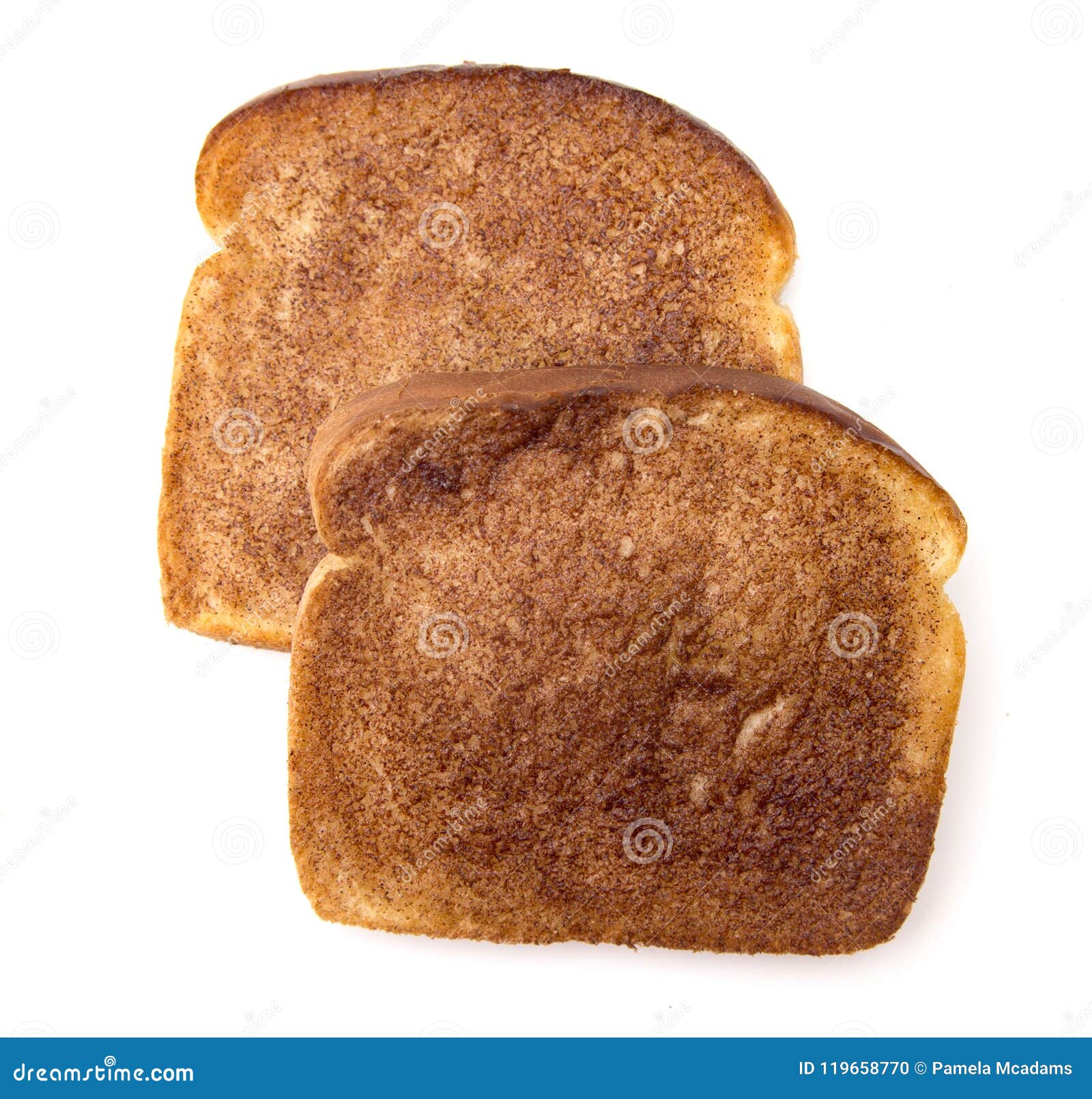 Slice of Cinnamon Toast stock photo. Image of food, bread - 119658770