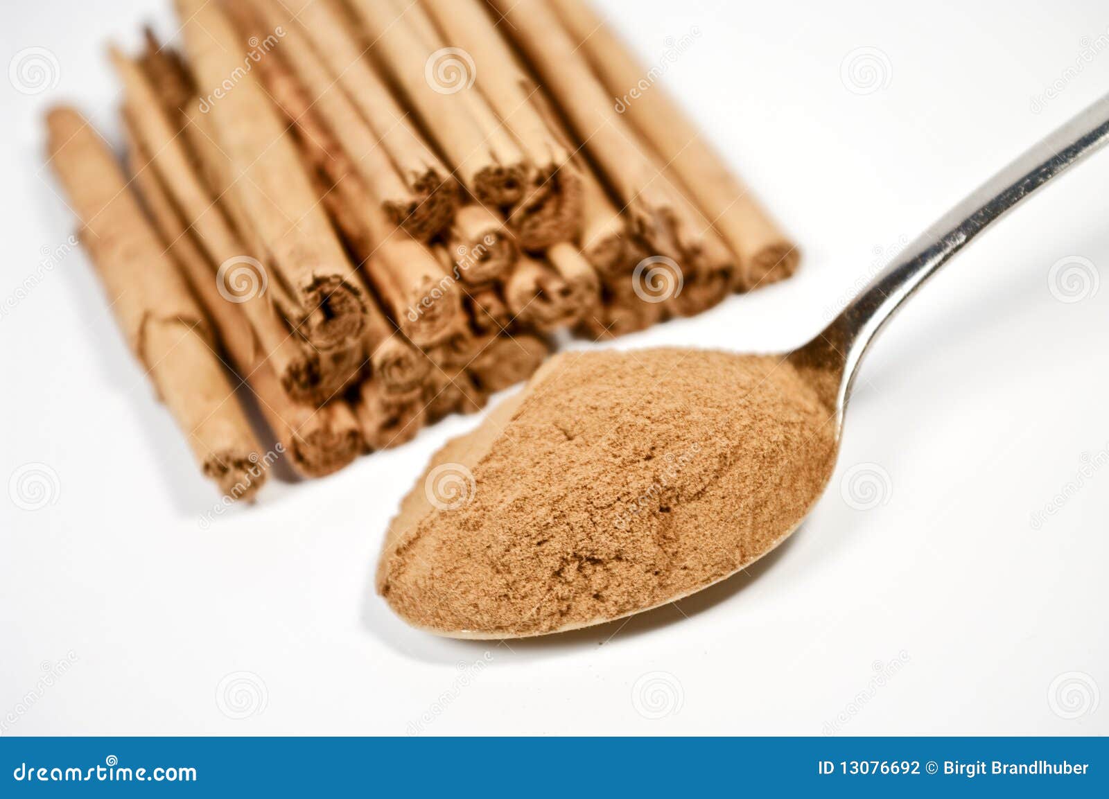 Cinnamon on white stock photo. Image of spice, freshness - 13076692