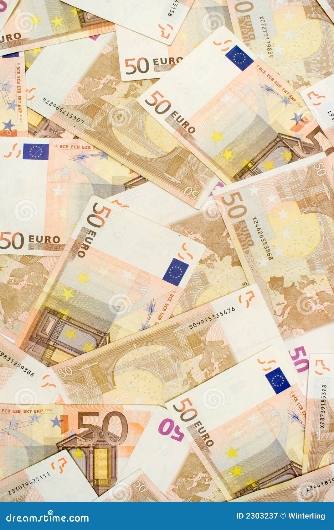 Cinquante Euro Billets De Banque Image stock - Image du côté, factures ...